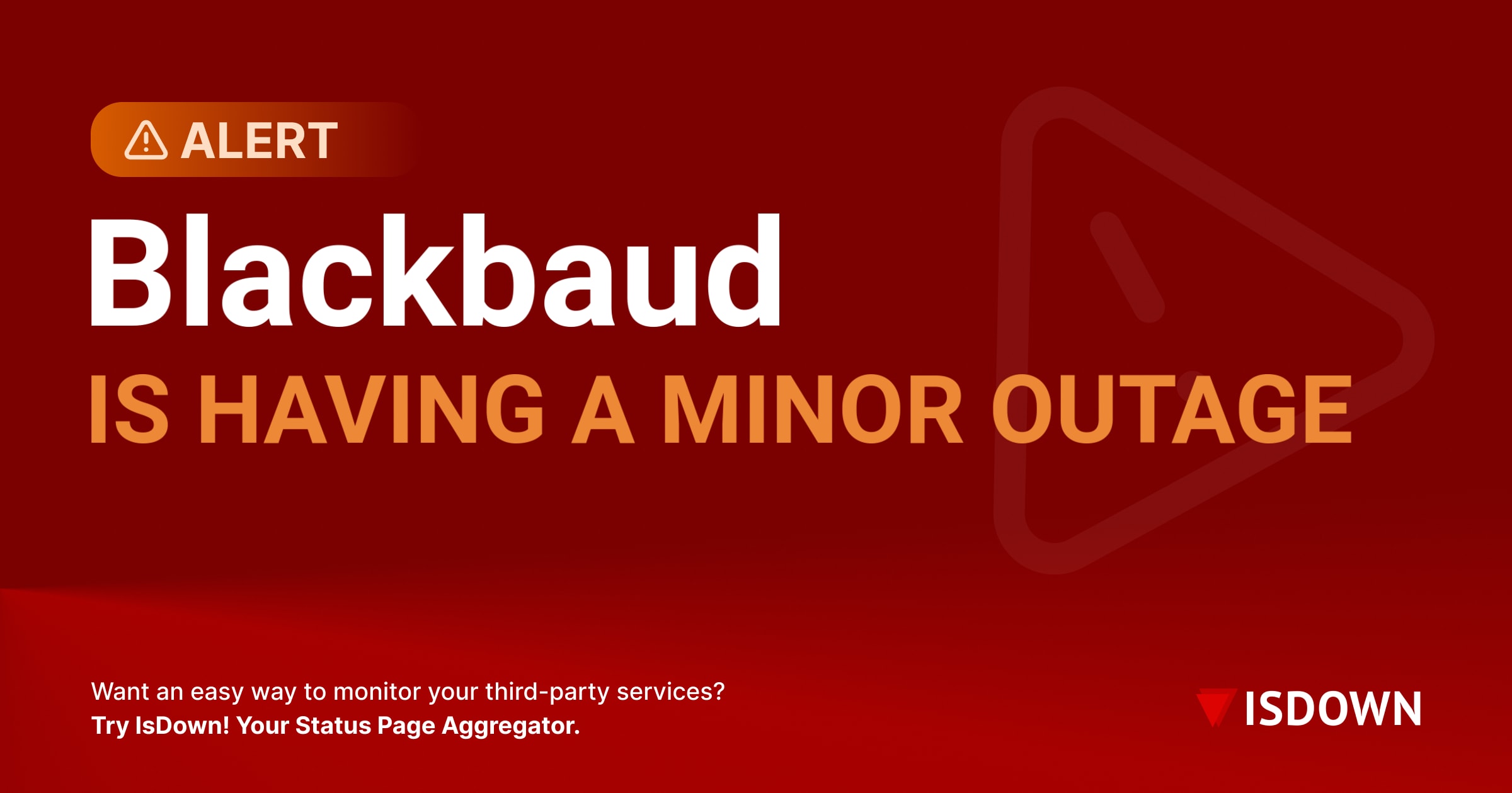 Is Blackbaud down? Check current status and problems | IsDown